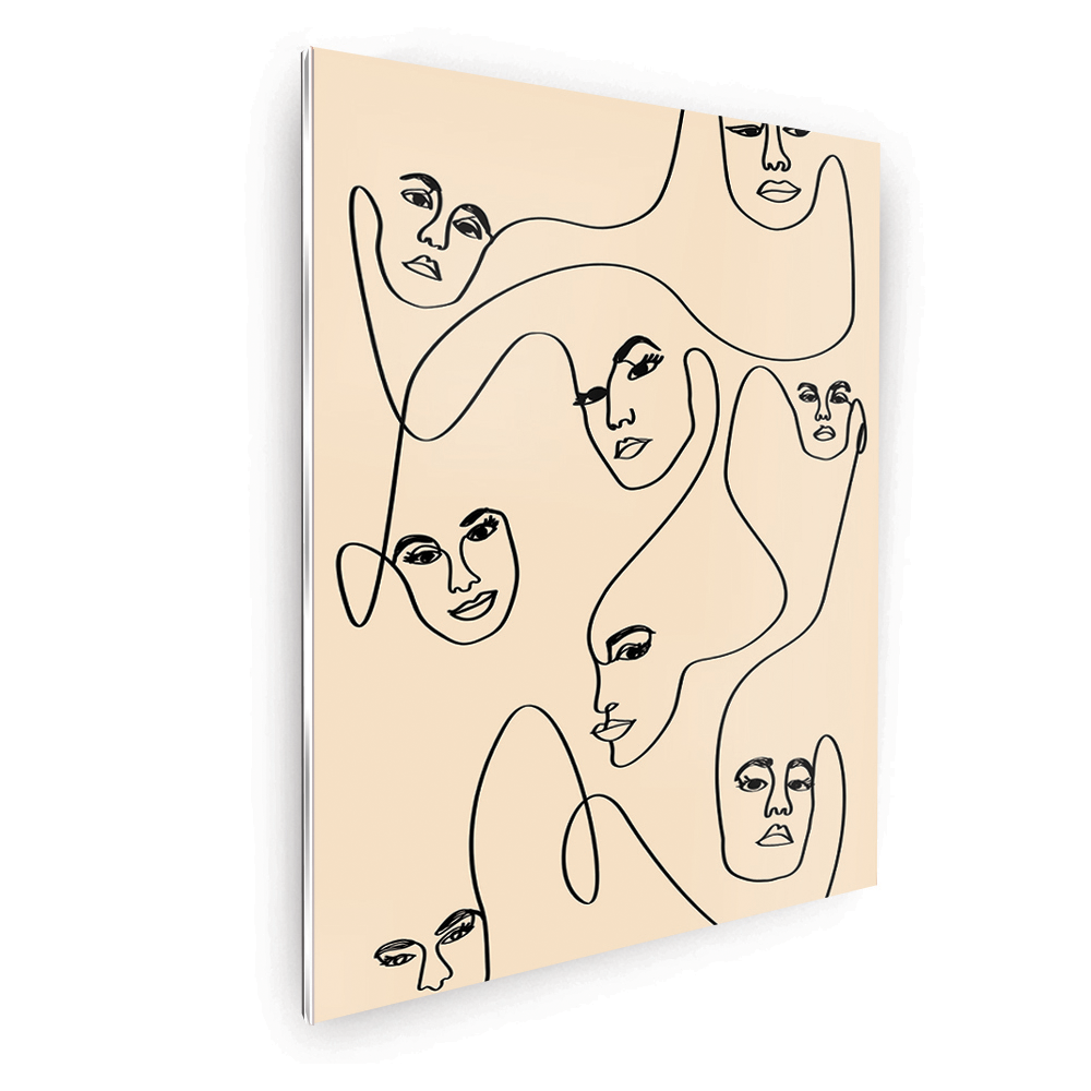 Many Faces – Wall Art by Modern Prints - Modern Prints