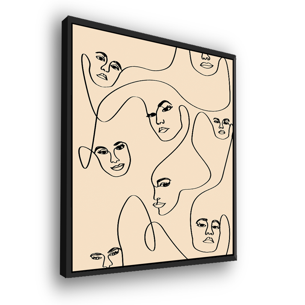 Many Faces – Wall Art by Modern Prints - Modern Prints