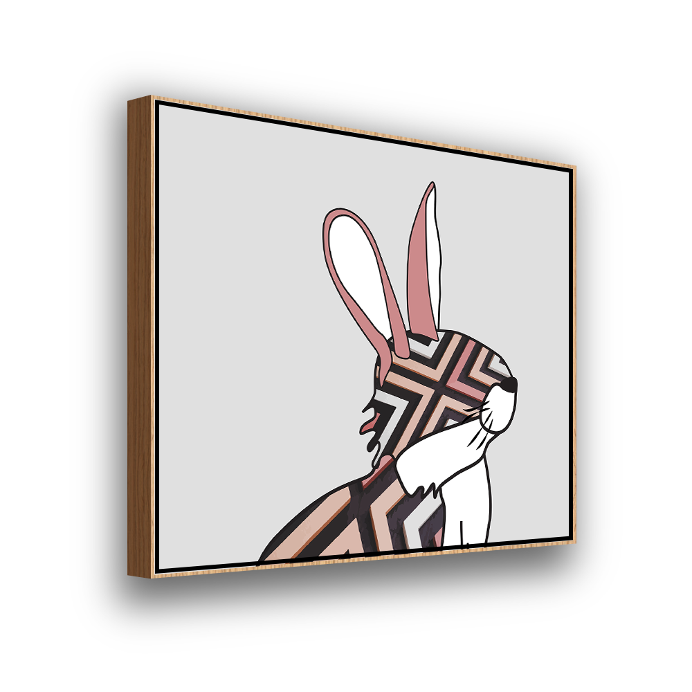 The Cross Hare – Wall Art by Modern Prints - Modern Prints