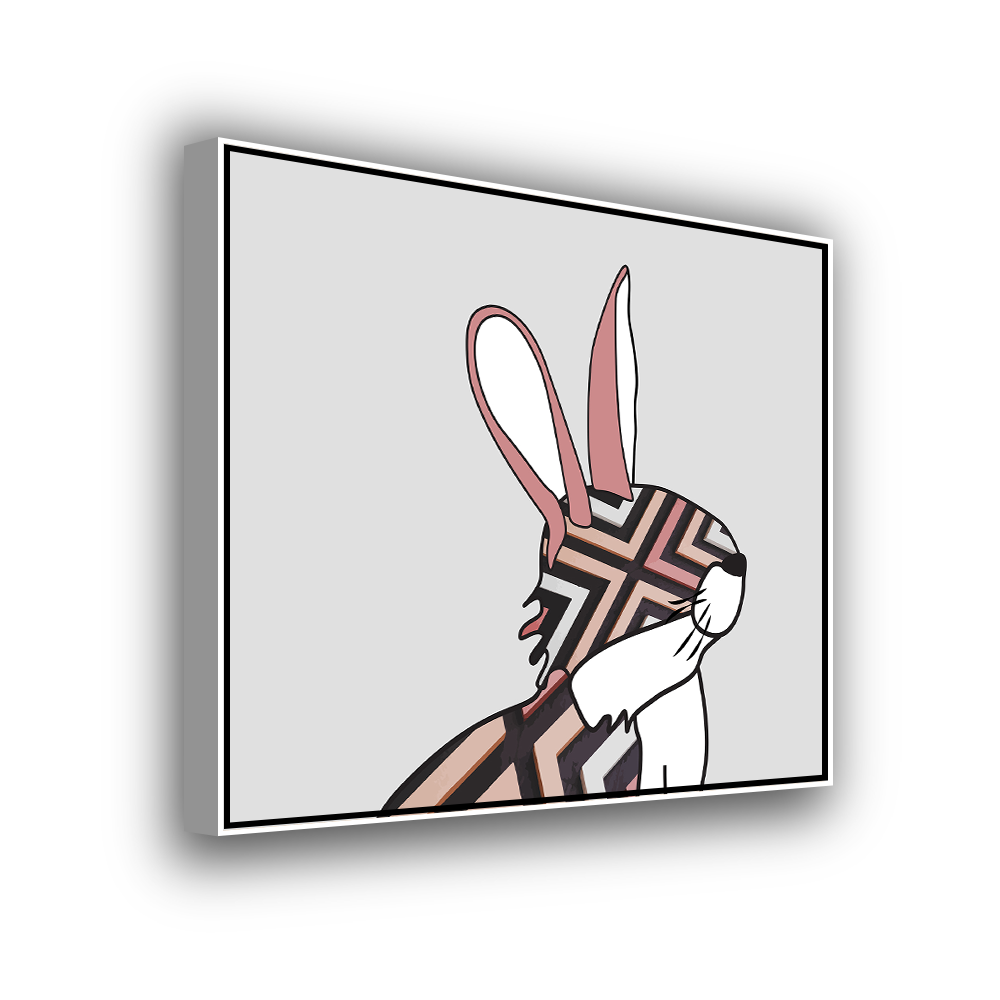 The Cross Hare – Wall Art by Modern Prints - Modern Prints