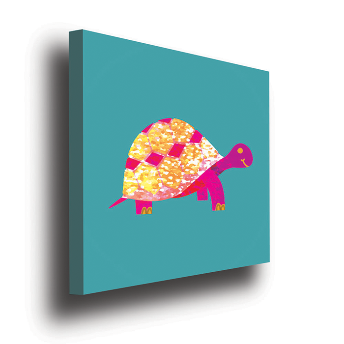 Stipple Turtle (Square Print) – Modern Prints
