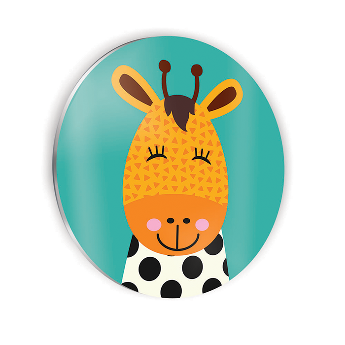 Grace the Giraffe (Circle Print) – Wall Art by Modern Prints - Modern ...