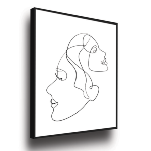 Opposite Minds White – Modern Prints