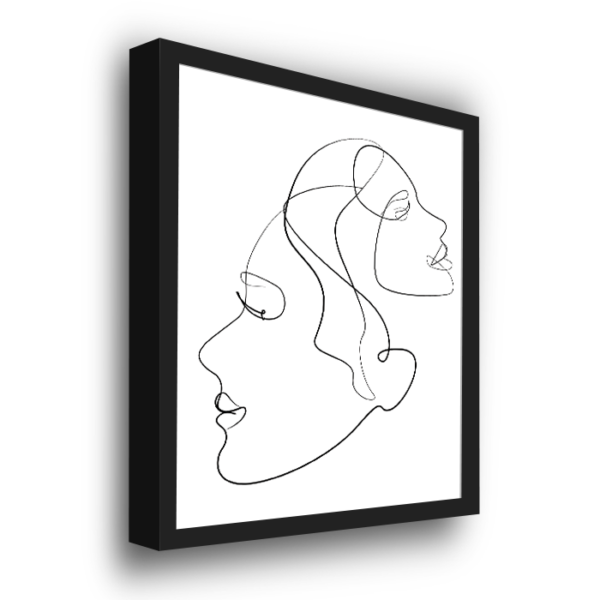 Opposite Minds White – Wall Art by Modern Prints - Modern Prints
