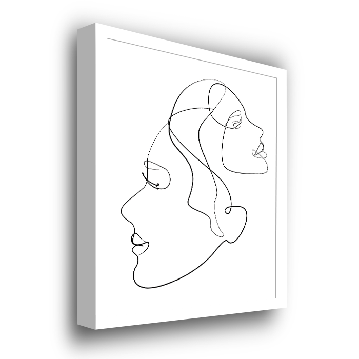 Opposite Minds White – Wall Art by Modern Prints - Modern Prints
