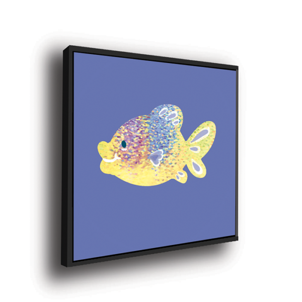 Stipple Fish (Square Print) – Wall Art by Modern Prints - Modern Prints