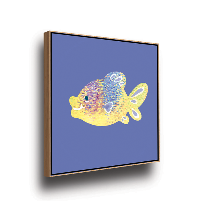 Stipple Fish (Square Print) – Wall Art by Modern Prints - Modern Prints