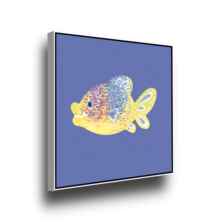 Stipple Fish (Square Print) – Wall Art by Modern Prints - Modern Prints