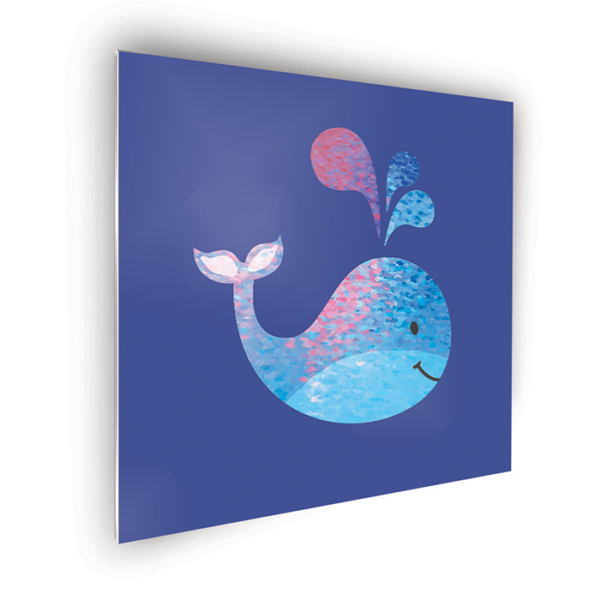 Stipple Whale (Square Print) – Wall Art by Modern Prints - Modern Prints