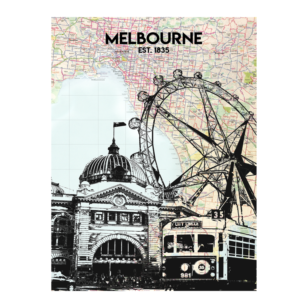 Celebration of Melbourne 1 – Wall Art by Modern Prints - Modern Prints