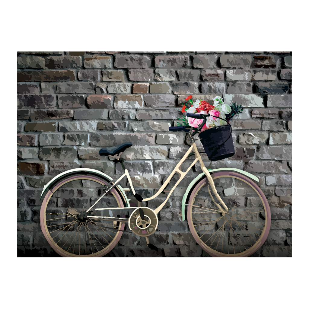 Peace, Love & Cycling – Wall Art by Modern Prints - Modern Prints
