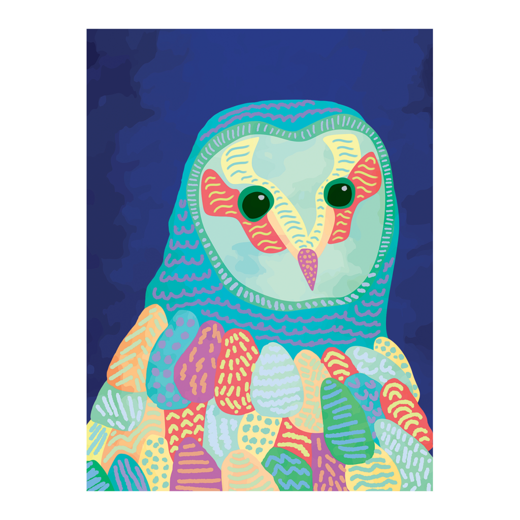 Brilliant Owl – Wall Art by Modern Prints - Modern Prints