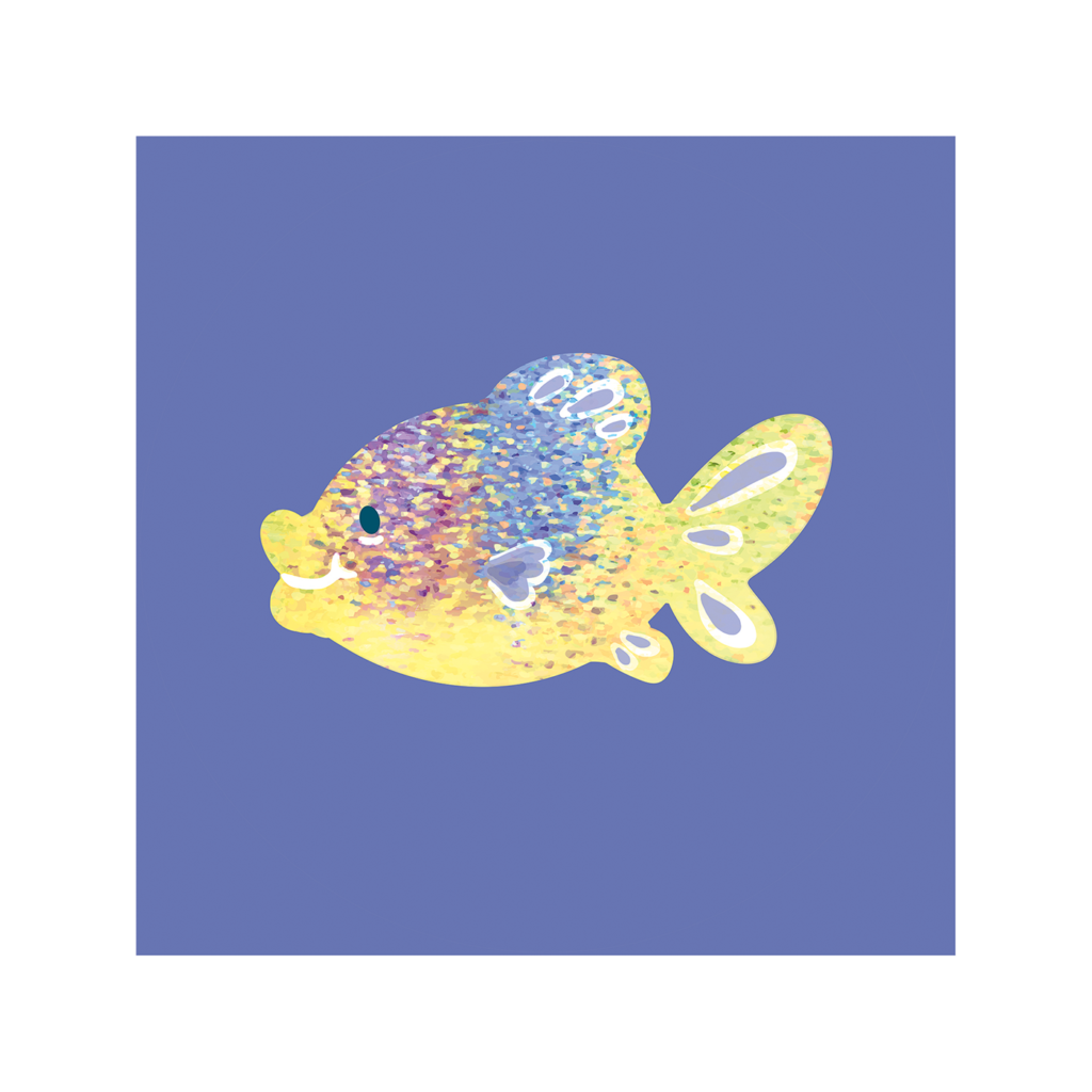 Stipple Fish (Square Print) – Wall Art by Modern Prints - Modern Prints