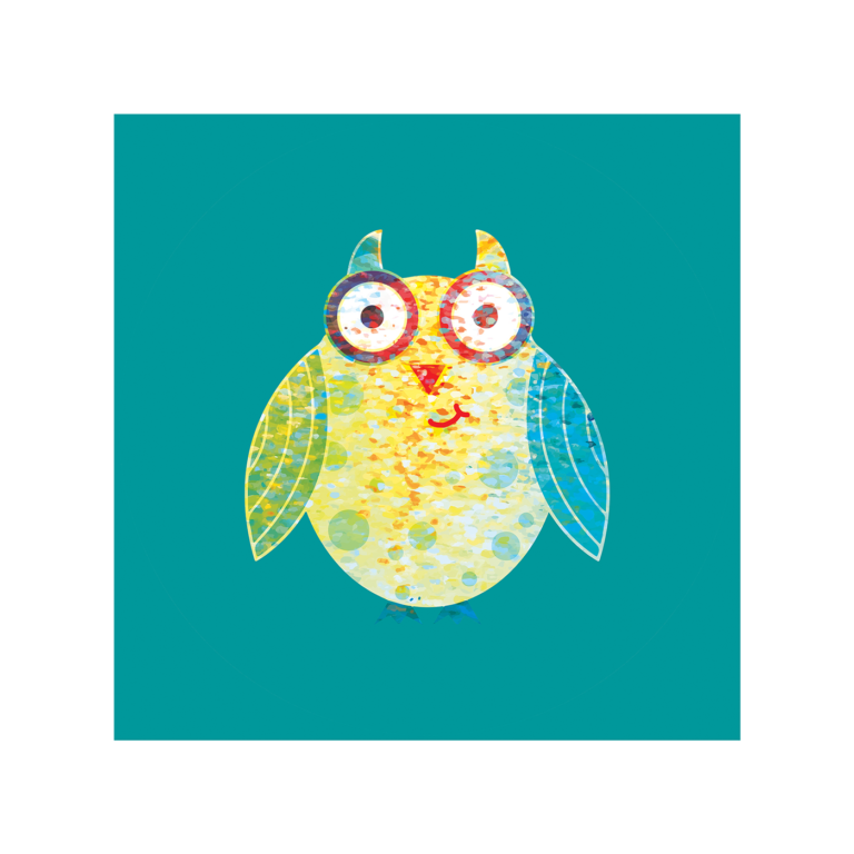 Stipple Owl (Square Print) – Wall Art by Modern Prints - Modern Prints