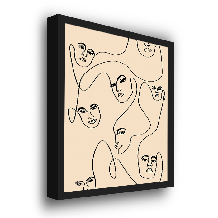 Many Faces – Wall Art by Modern Prints - Modern Prints