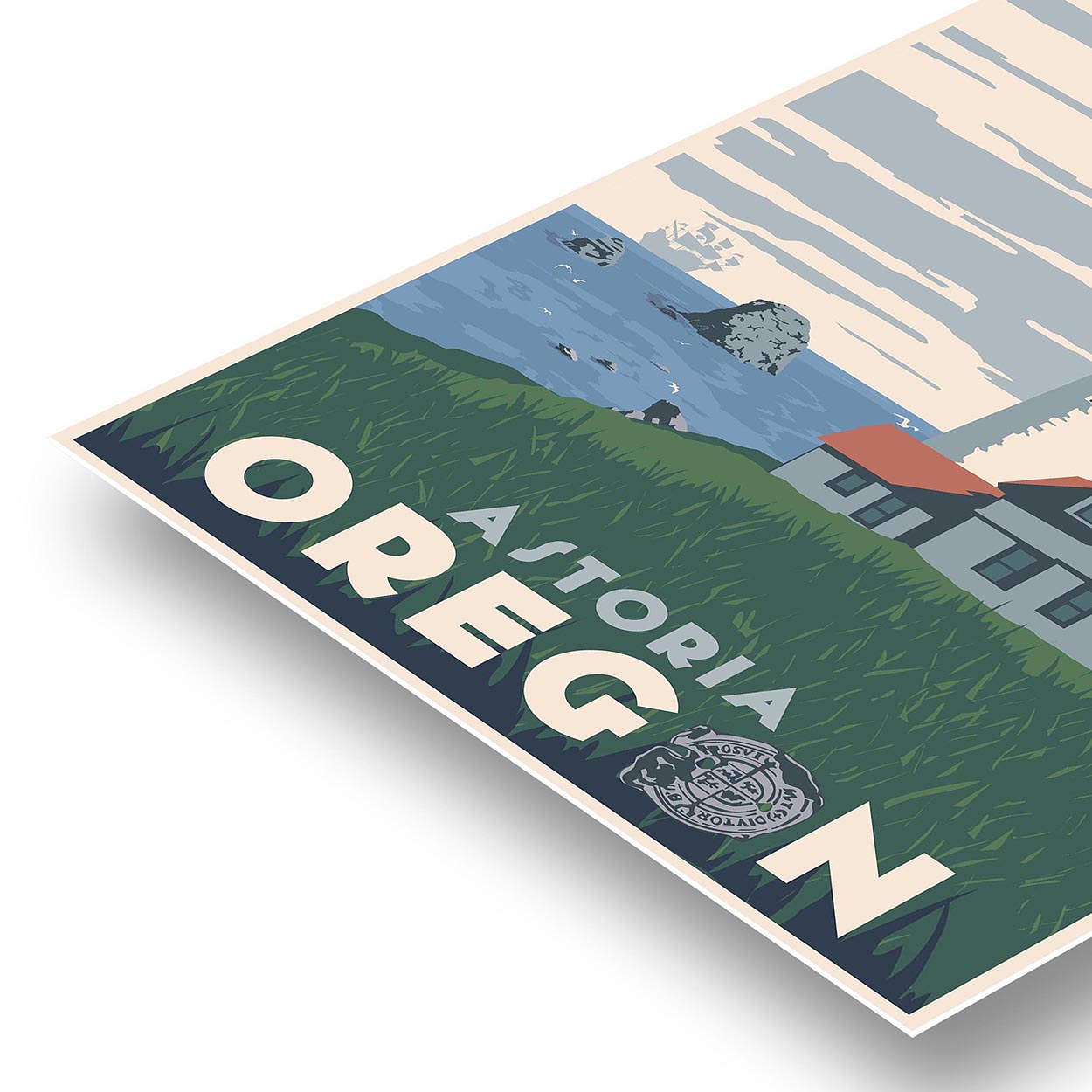 ASTORIA LIGHTHOUSE BY STEVE THOMAS - Modern Prints