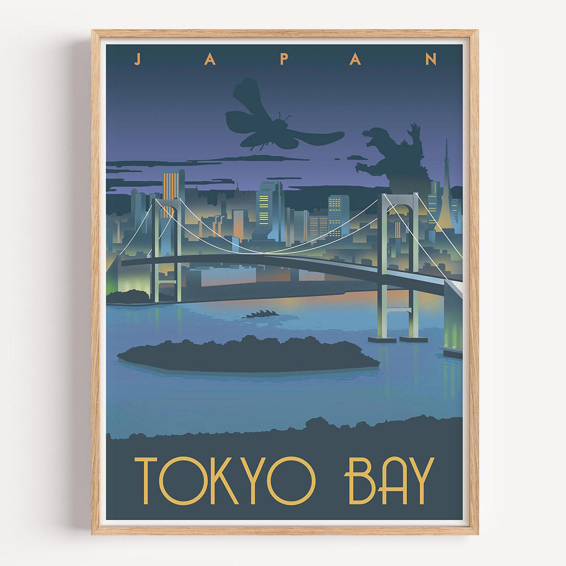 TOKYO BAY MONSTERS BY STEVE THOMAS - Modern Prints